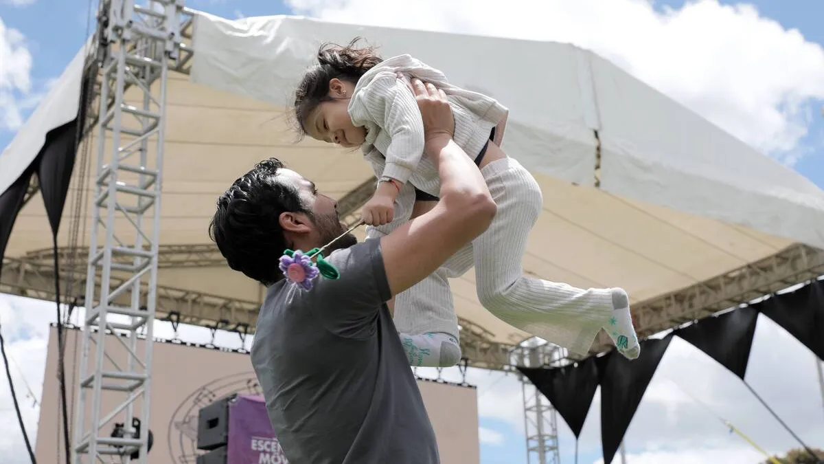Las familias se tomaron el Parque Ciudad Montes con una fiesta de arte ...